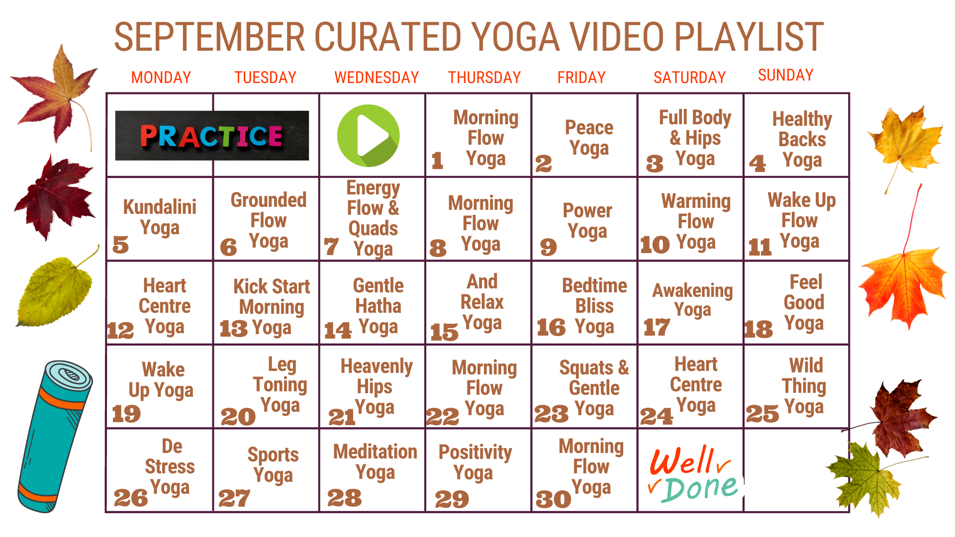 Yoga At Home September 2022 | Online Anytime Body Soul Yoga - Body Soul ...